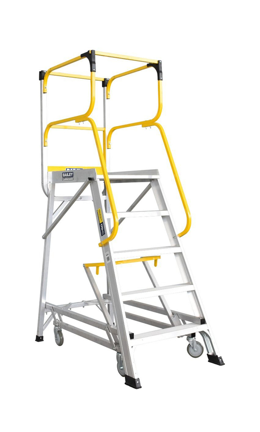 Bailey 5 Steps Deluxe Order Picker Ladder - 200kg Rated