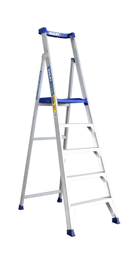 Bailey 5 Steps Platform Ladder P150 Job Station - 150kg Rated